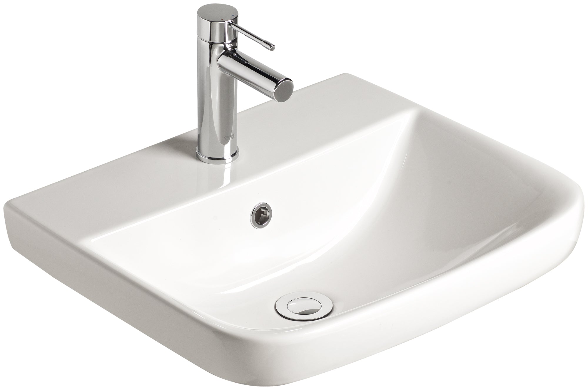 CYGNET SEMI INSET BASIN 500MM