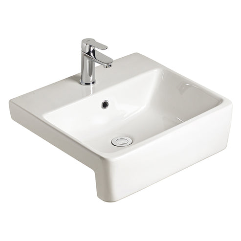 HERON SEMI RECESSED BASIN 500MM