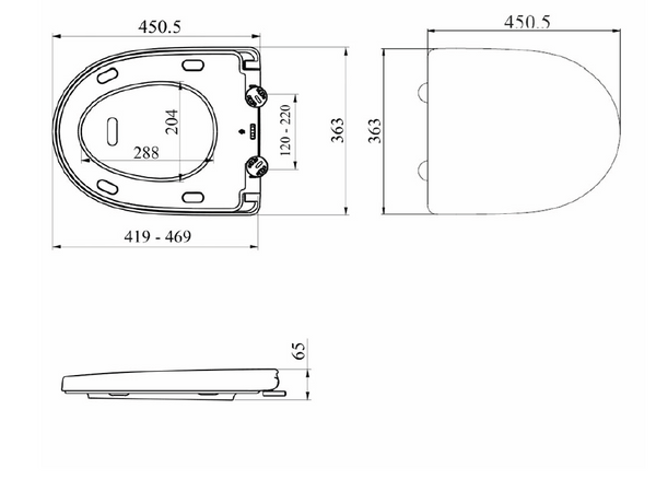 CYGNET NEU SOFT CLOSE SEAT