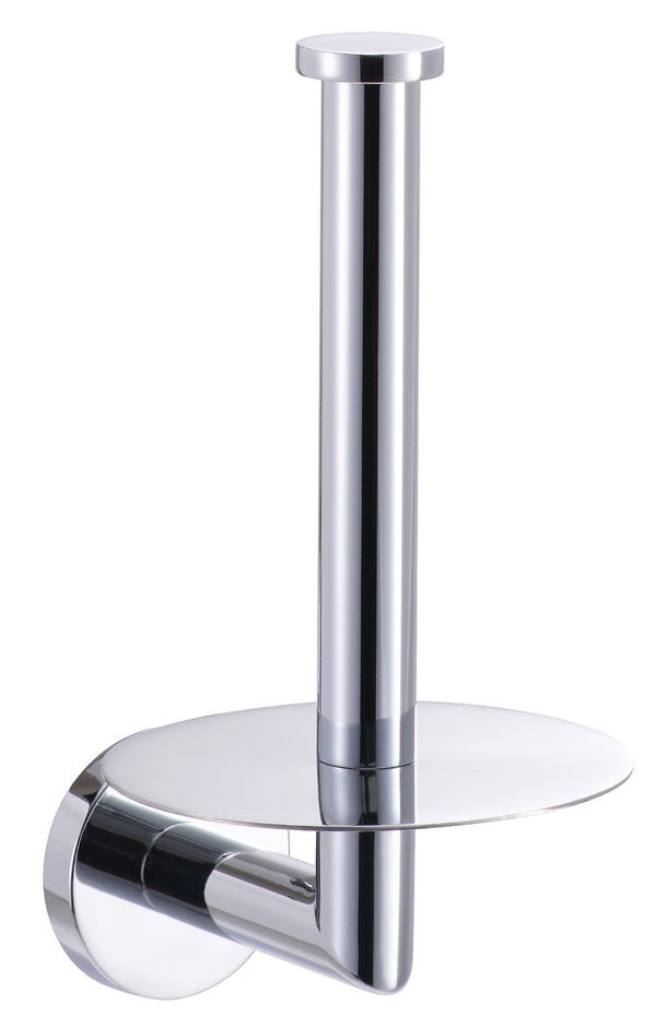 CONCEPT ROUND VERTICAL SPARE PAPER HOLDER CHROME